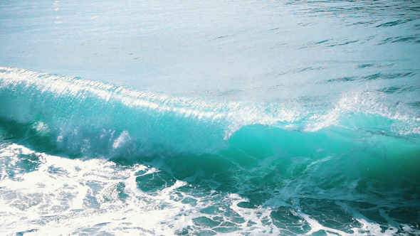 Ocean Waves Breaking On Shore, Stock Footage | VideoHive