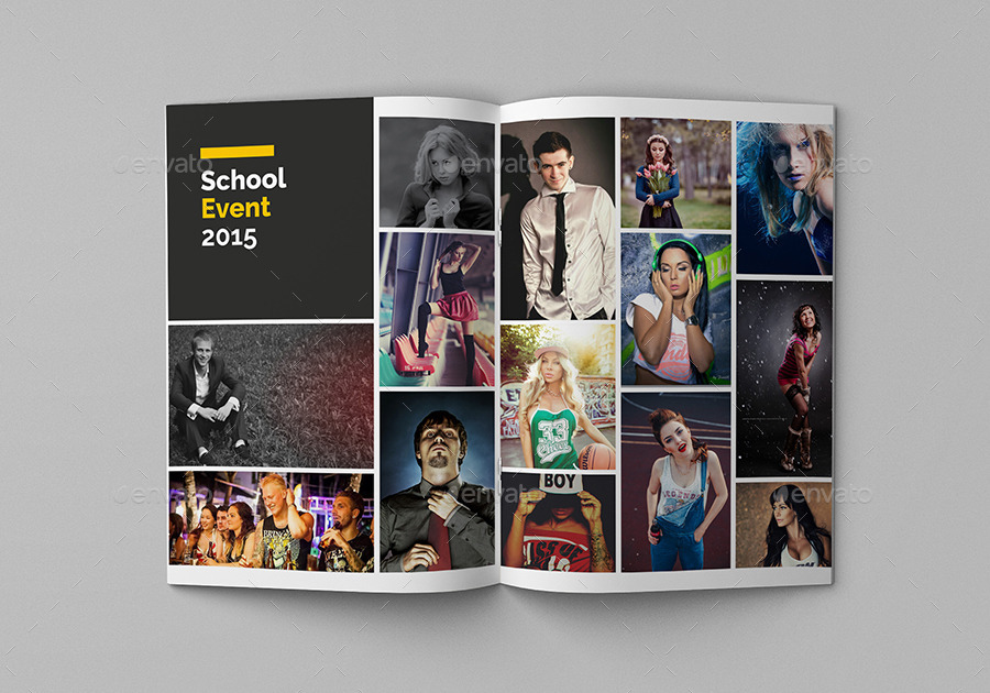 School Yearbook Vol2, Print Templates | GraphicRiver