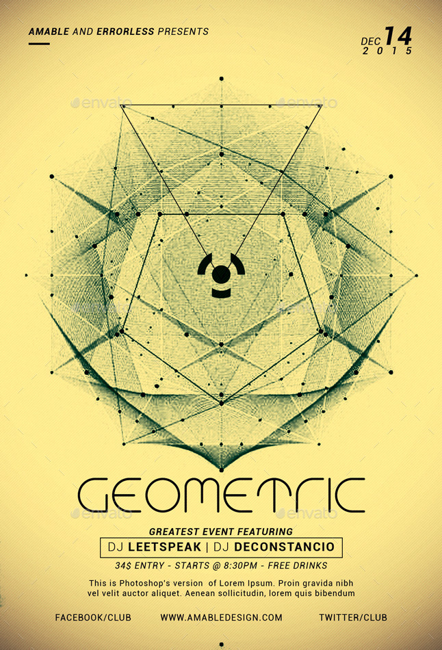 Geometric Flyer by amabledesign | GraphicRiver