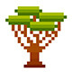 Pixel Trees for Games Icon Set, Vectors | GraphicRiver