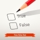 True False Test or Survey, Vectors | GraphicRiver