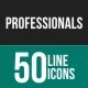 Professionals Line Icons, Icons | GraphicRiver