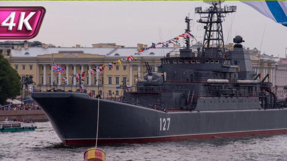 Russian Missile Ship, Stock Footage | VideoHive