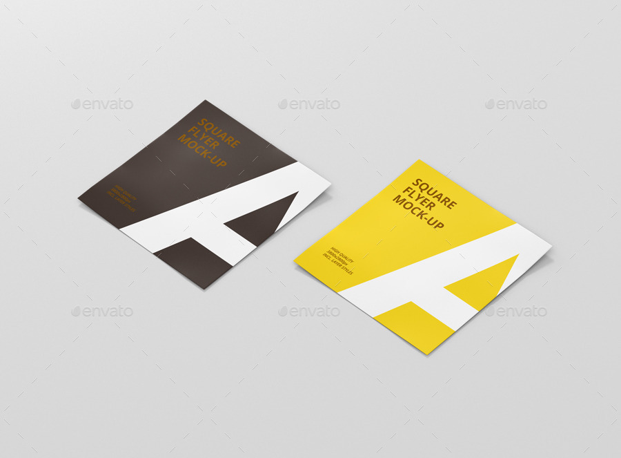 Square Flyer Mock-Up, Graphics | GraphicRiver