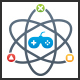 Atomic Games Logo, Logo Templates | GraphicRiver