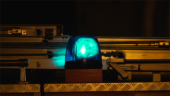 Emergency Flasher - Lights On Fire Engine at Night, Stock Footage ...