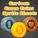 Cartoon Game Coins Sprite Sheets, Game Assets | GraphicRiver