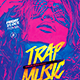 Trap Music Flyer Template, Print Templates | GraphicRiver