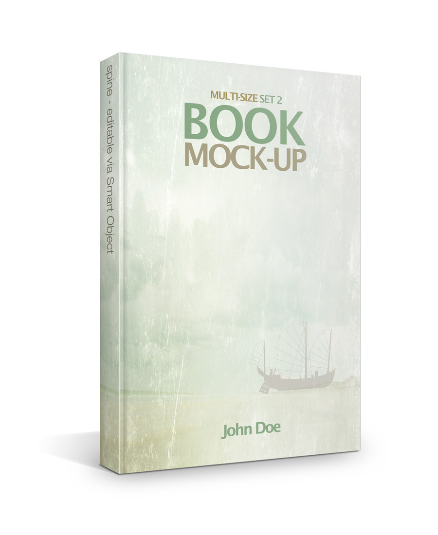 Multi-size Book Mockup - Set 2, Add-ons | GraphicRiver