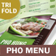 Vietnamese Pho Restaurant Trifold Menu, Print Templates | GraphicRiver