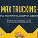 Logistics Flyer And Facebook Cover, Print Templates | GraphicRiver