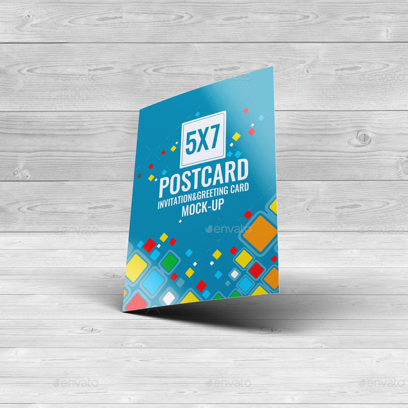Postcard Invitation Greeting Card Mock-Up V.3, Graphics | GraphicRiver
