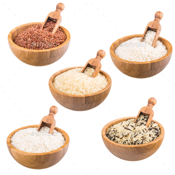 Variety of rice Stock Photo by grafvision | PhotoDune