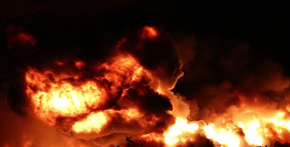 Massive Fire, Stock Footage | VideoHive