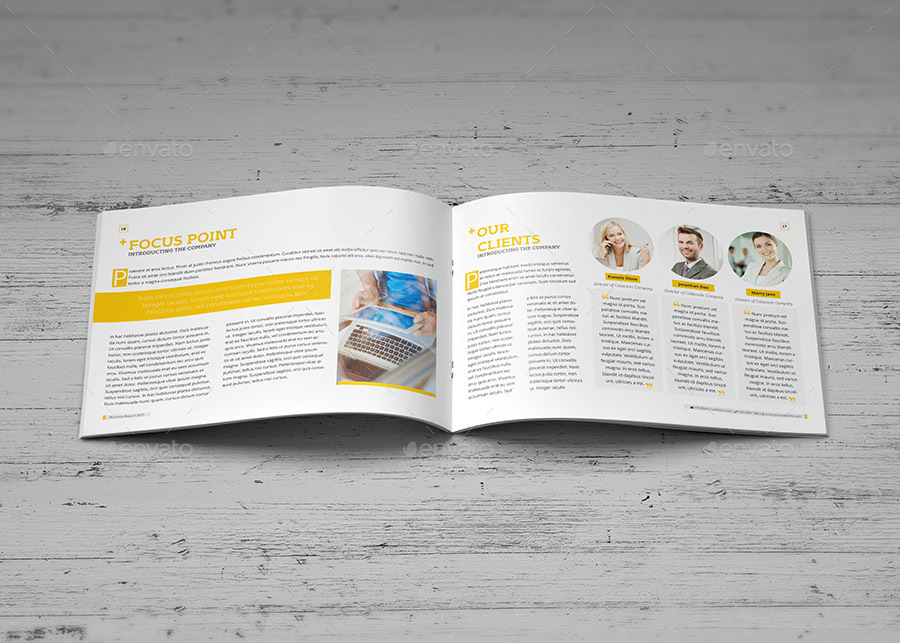 Landscape Business Report, Print Templates | GraphicRiver