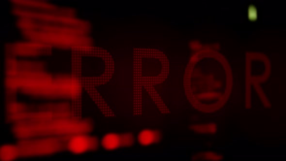 Error In Program Code Listing Red Crash On Software Developer Screen 9074