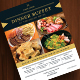 Hotel Restaurant Dinner Promotion Flyer, Print Templates | GraphicRiver