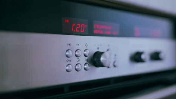 Oven Control Panel, Stock Footage | VideoHive