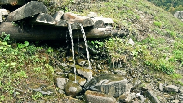 Clean Water Mountain Spring, Stock Footage | VideoHive
