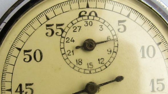Vintage Dial Stopwatch, Stock Footage | VideoHive