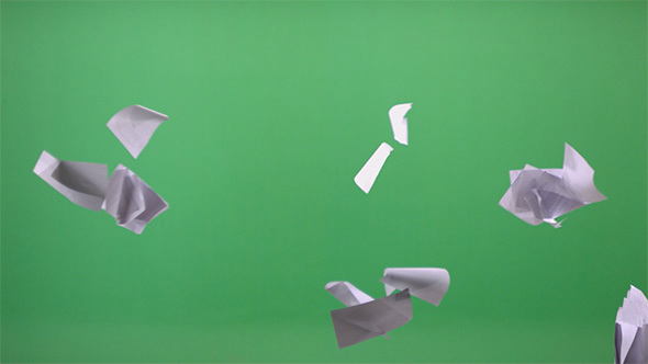 Papers Flying, Stock Footage | VideoHive