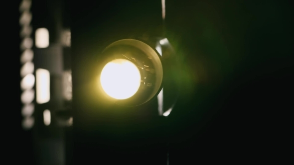 In The Light Of The Projector Beam Flying Dust, Stock Footage | VideoHive