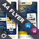 Mobile App Flyer Templates, Print Templates | GraphicRiver
