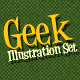 Geek Illustration Set Ver.1.0, Vectors | GraphicRiver