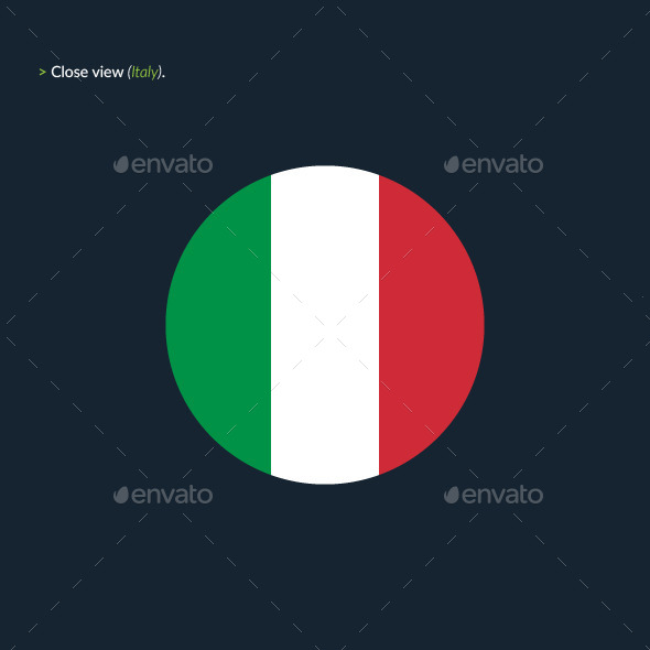 Flat Round Icon Flags, Icons | GraphicRiver