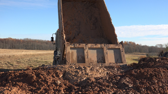 Dumping Dirt or Dump Truck 1, Stock Footage | VideoHive