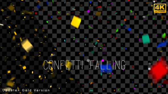 Confetti Falling , Motion Graphics | VideoHive
