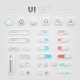 White UI Set, Vectors | GraphicRiver