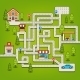 City Maze Game with Roads, Vectors | GraphicRiver