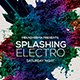 Splashing Electro Flyer by ferlyn22 | GraphicRiver