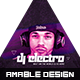 Minimal DJ Flyer by amabledesign | GraphicRiver
