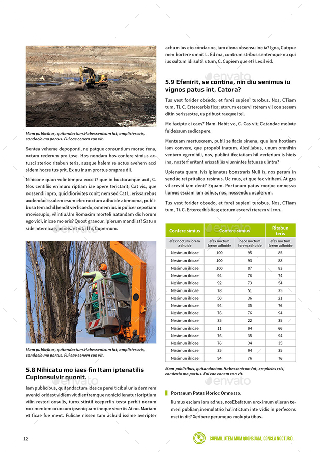 Report Ecological, Print Templates | GraphicRiver