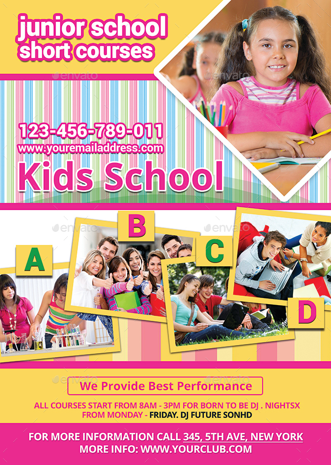 School Education Flyer Bundle, Print Templates | GraphicRiver