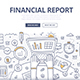 Financial Report Doodle Concept, Vectors | GraphicRiver