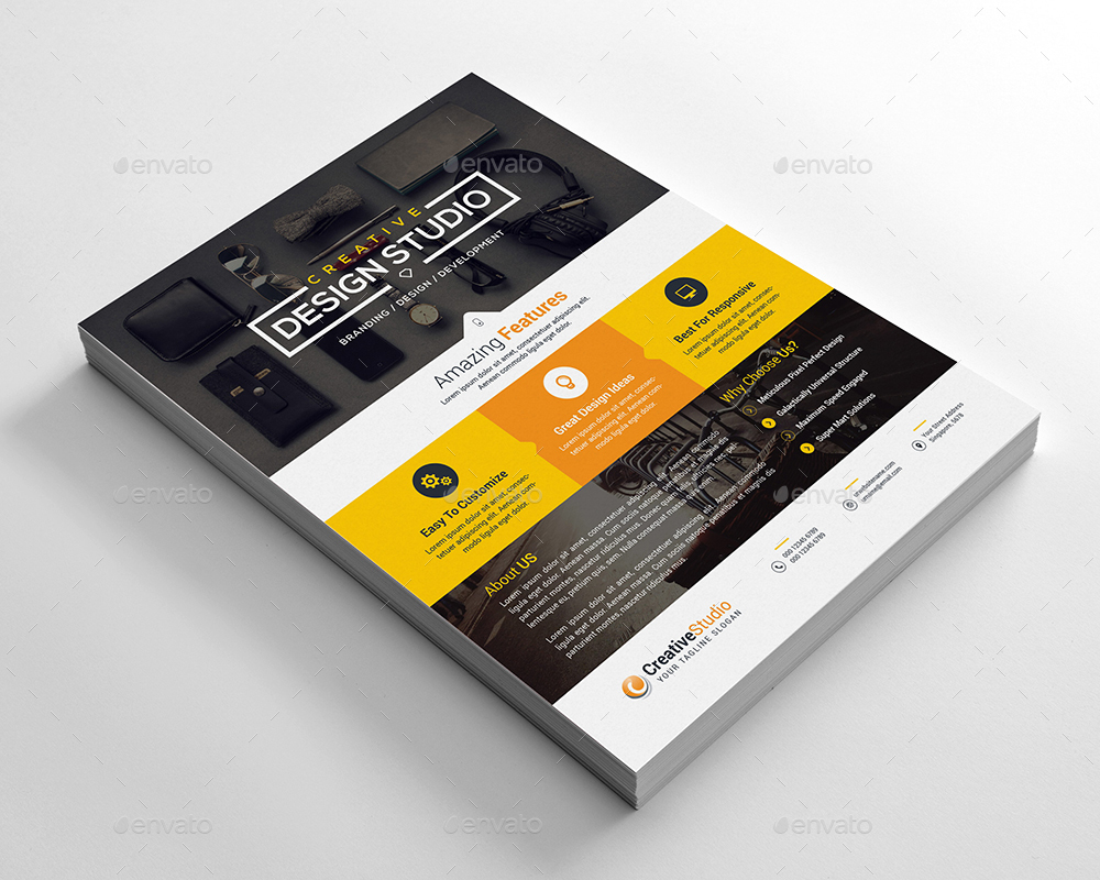 Web Design Flyer by generousart | GraphicRiver