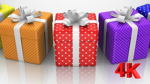 Gift Boxes Animation, Motion Graphics | VideoHive