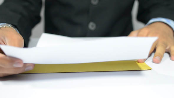 Opening Envelope and Letter, Stock Footage | VideoHive