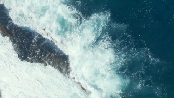 Sea Surf The Atlantic Ocean Aerial View, Stock Footage | VideoHive