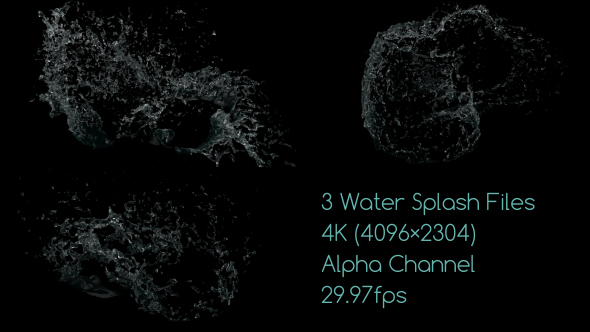 Water Splash Pack 2, Motion Graphics | VideoHive