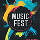 Music Fest Flyer V2, Print Templates | GraphicRiver