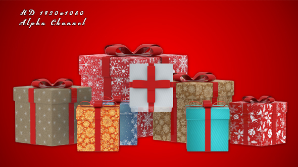 Gift Box Transition 3, Motion Graphics | VideoHive