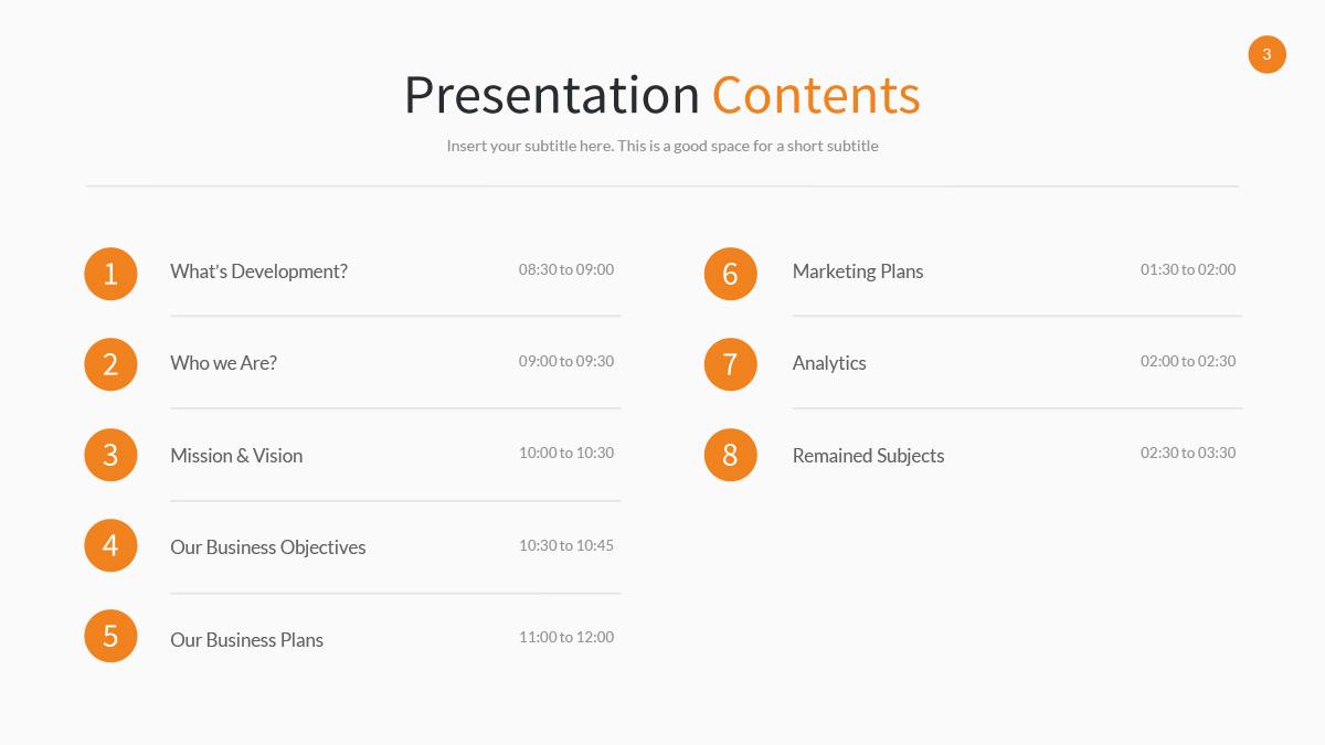 Business Development Google Slides Template, Presentation Templates