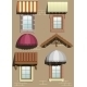 Set Of Different Shelters., Vectors | GraphicRiver