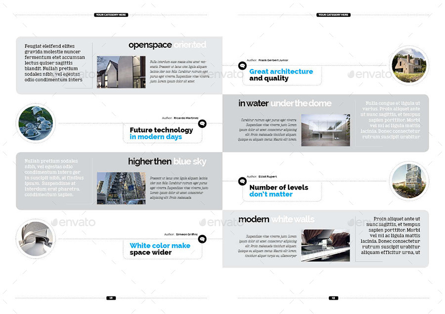 Architecture Magazine, Print Templates | GraphicRiver