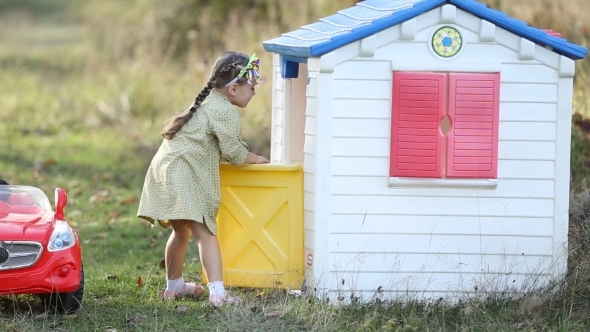 Child Went Into His House, Stock Footage | VideoHive