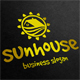 Sun House Logo, Logo Templates | GraphicRiver